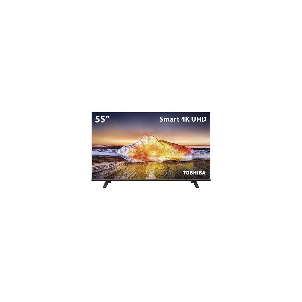 TV DLED 55 Toshiba Smart 4K 55C350L VIDAA 3 HDMI 2 USB Wi-Fi Comando de Voz - TB023M